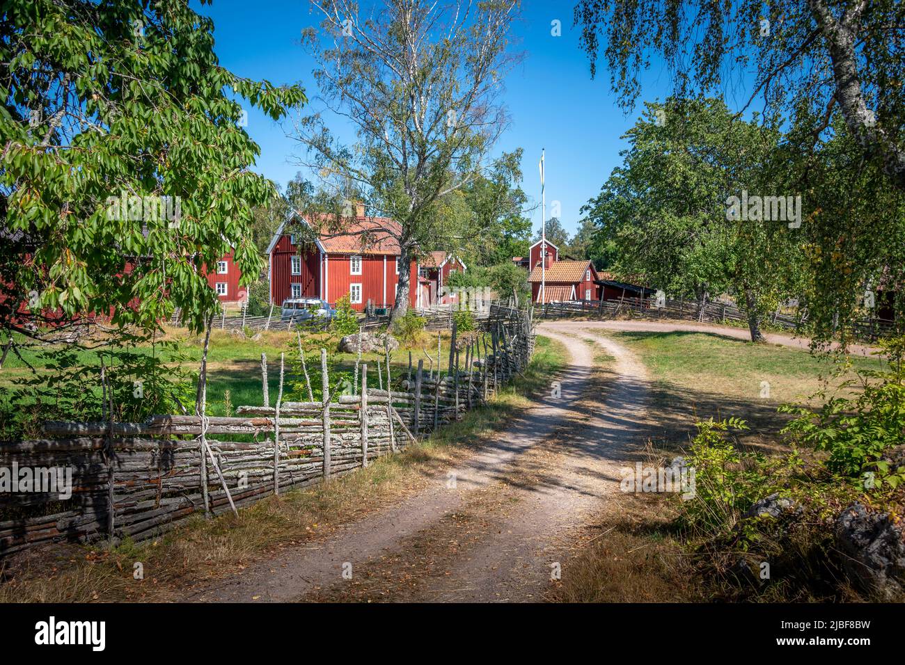 Farm scene hi-res stock photography and images - Alamy