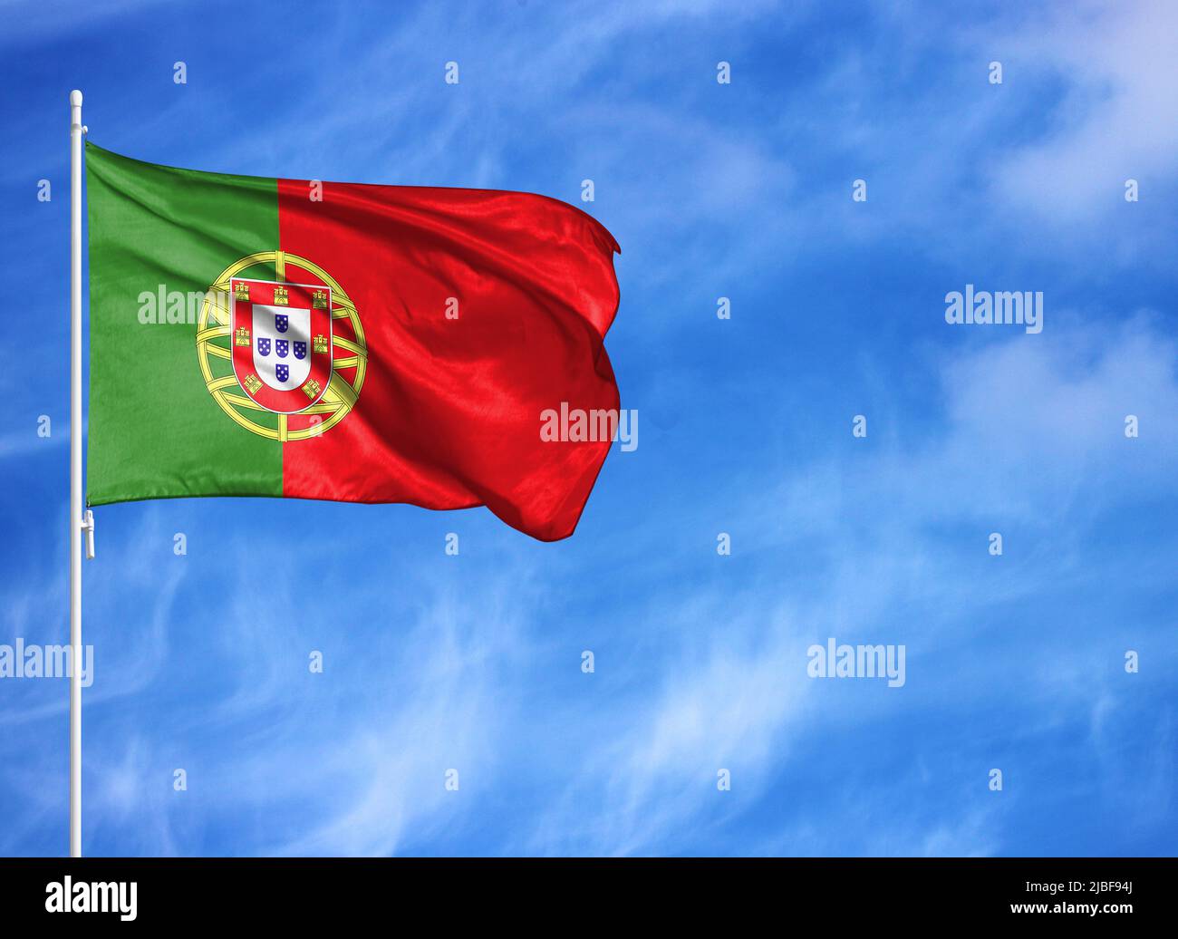 Flag on map portugal hi-res stock photography and images - Alamy