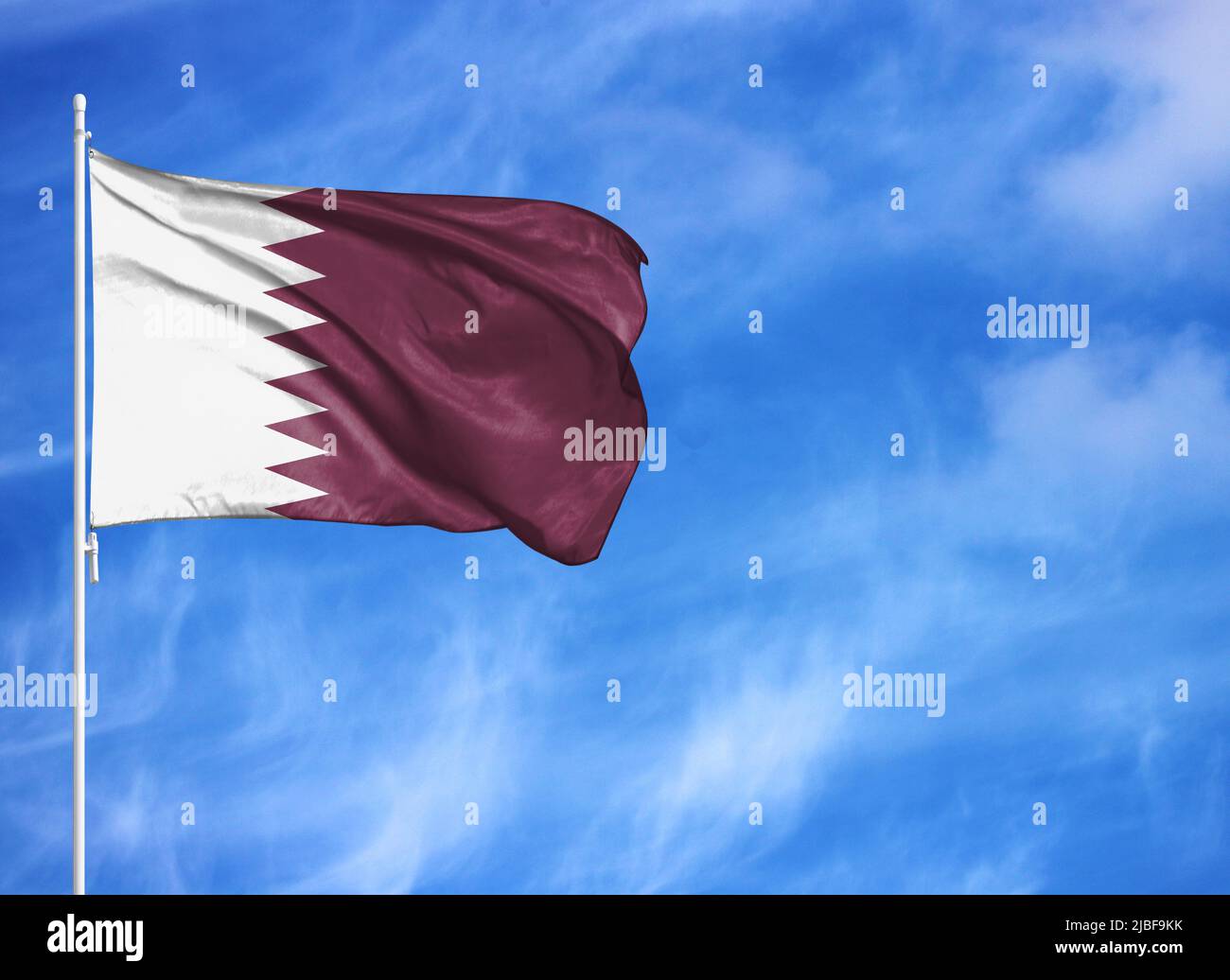 State of qatar emblem hi-res stock photography and images - Alamy