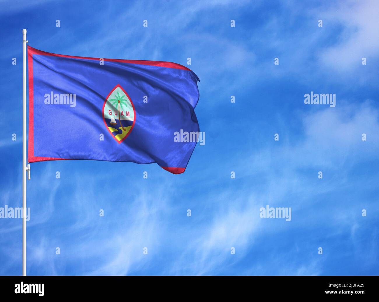 Guam state map hi-res stock photography and images - Alamy