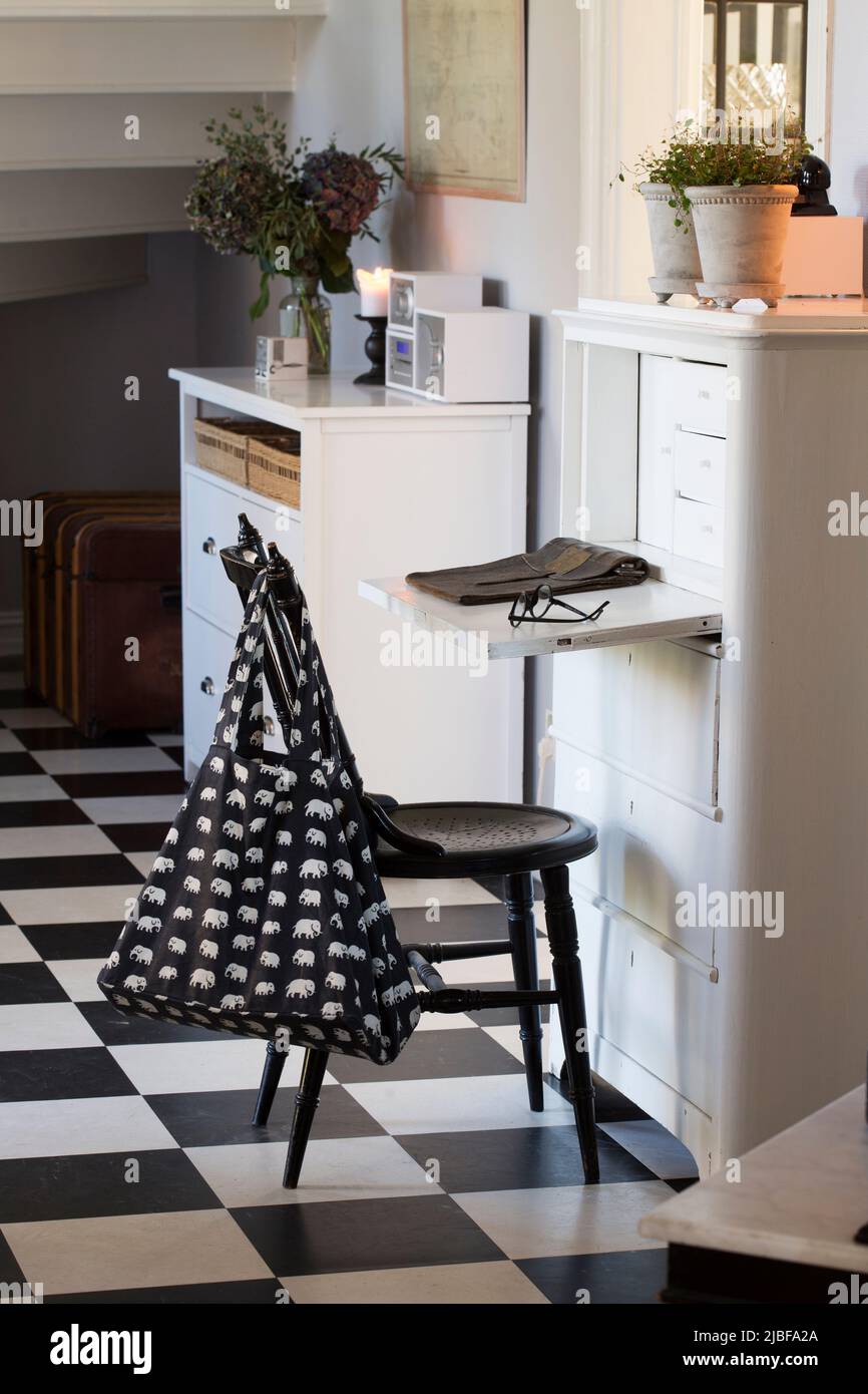 Bag on chair hi-res stock photography and images - Alamy
