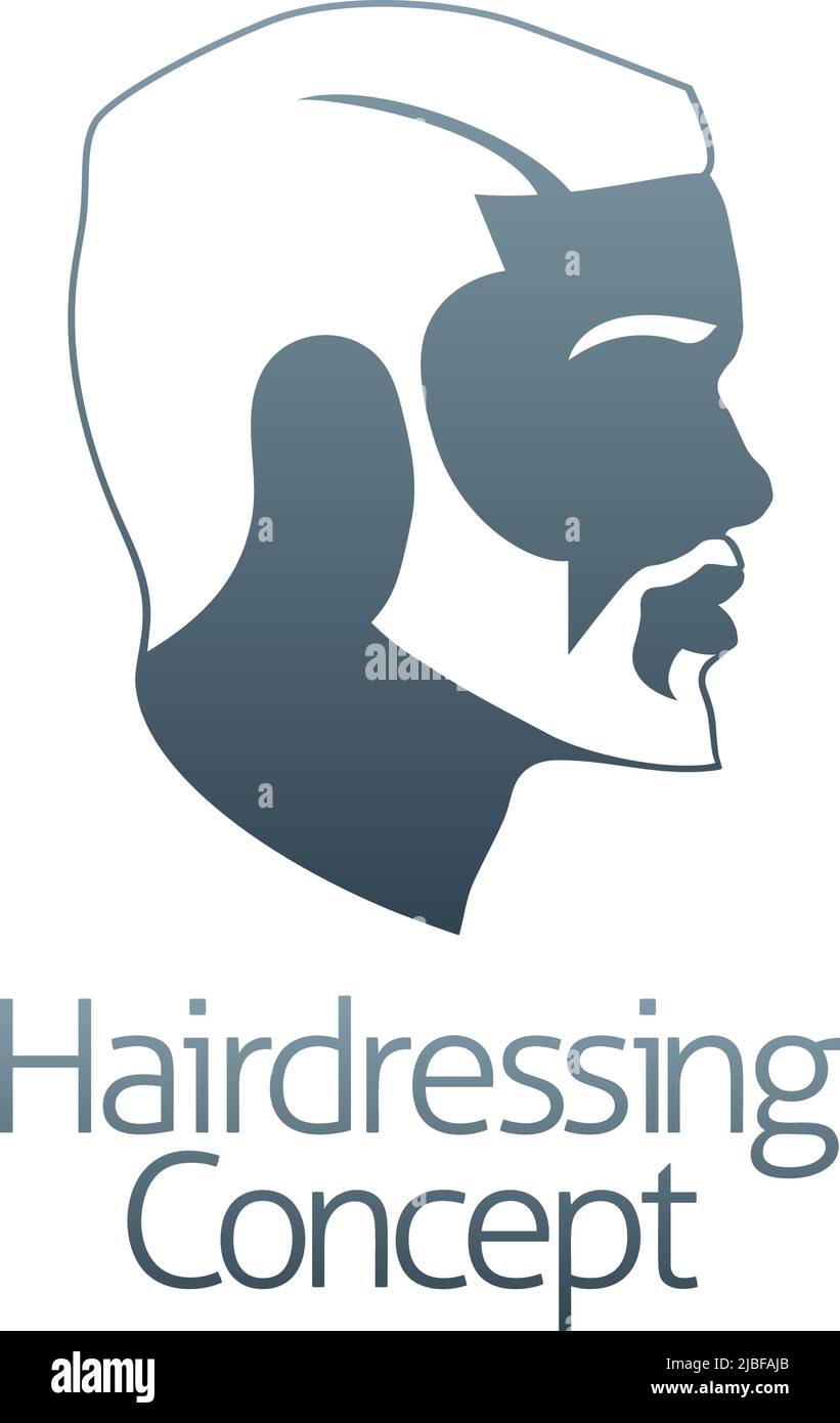 Barbershop concept icon men Stock Vector Images - Alamy