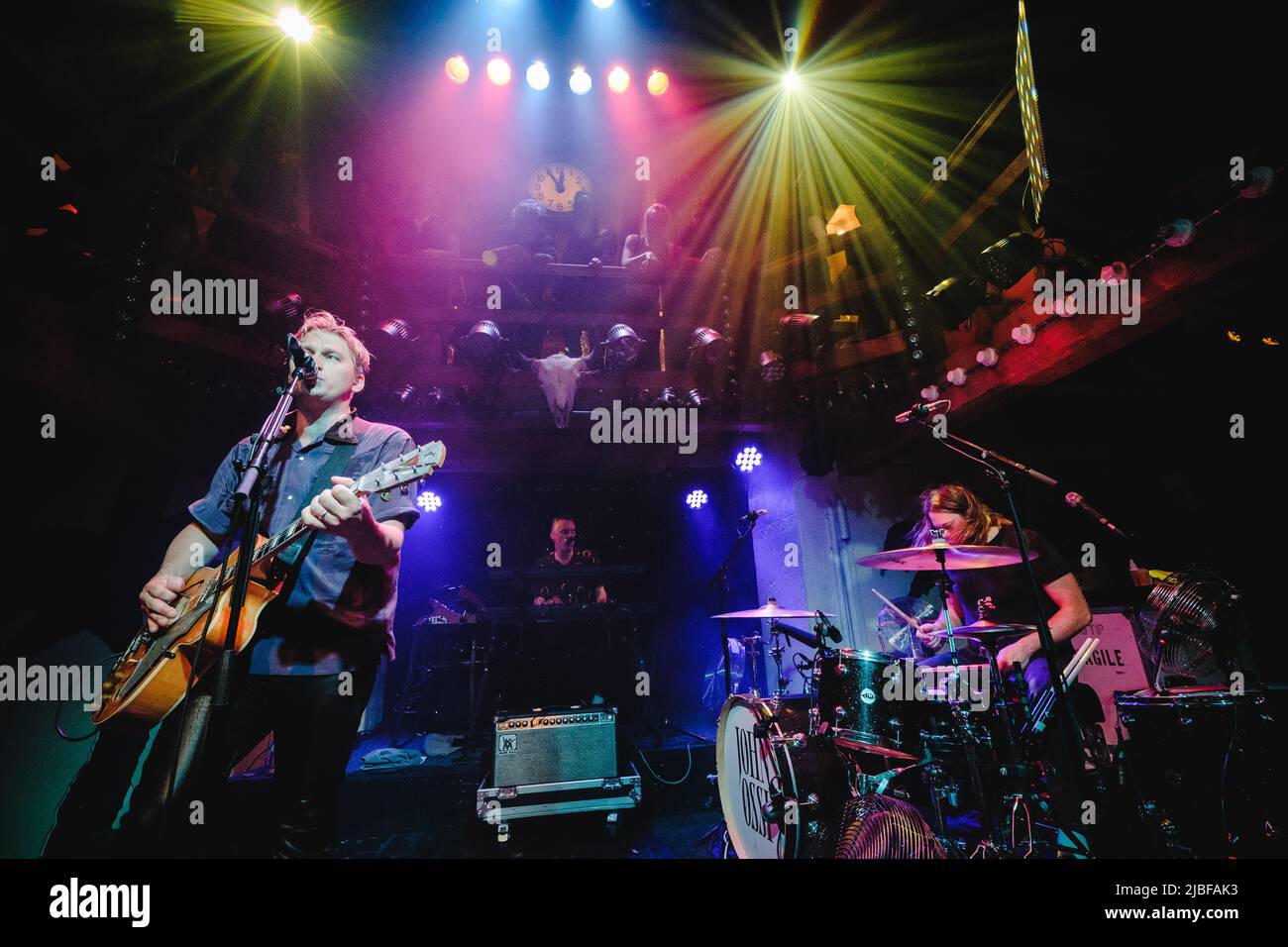 Rubigen, Switzerland. 04th, June 2022. The Swedish rock band Johnossi ...
