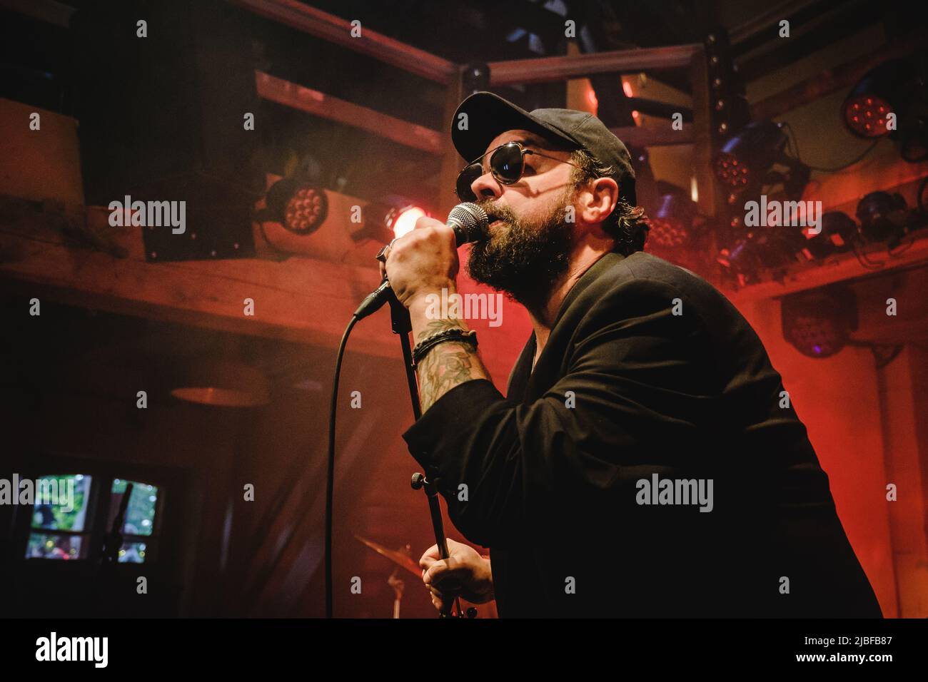 Rubigen, Switzerland. 04th, June 2022. The Swedish singer Per Nordmark ...