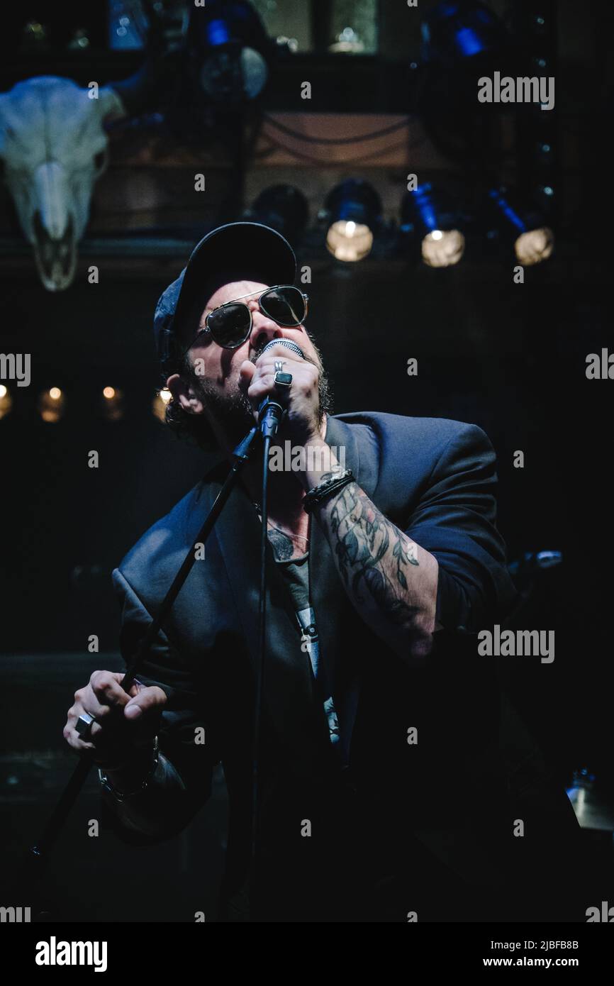 Rubigen, Switzerland. 04th, June 2022. The Swedish singer Per Nordmark ...