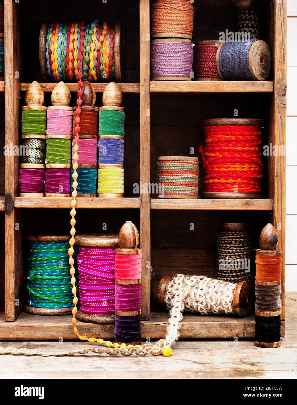 Spool of ribbon hi-res stock photography and images - Alamy
