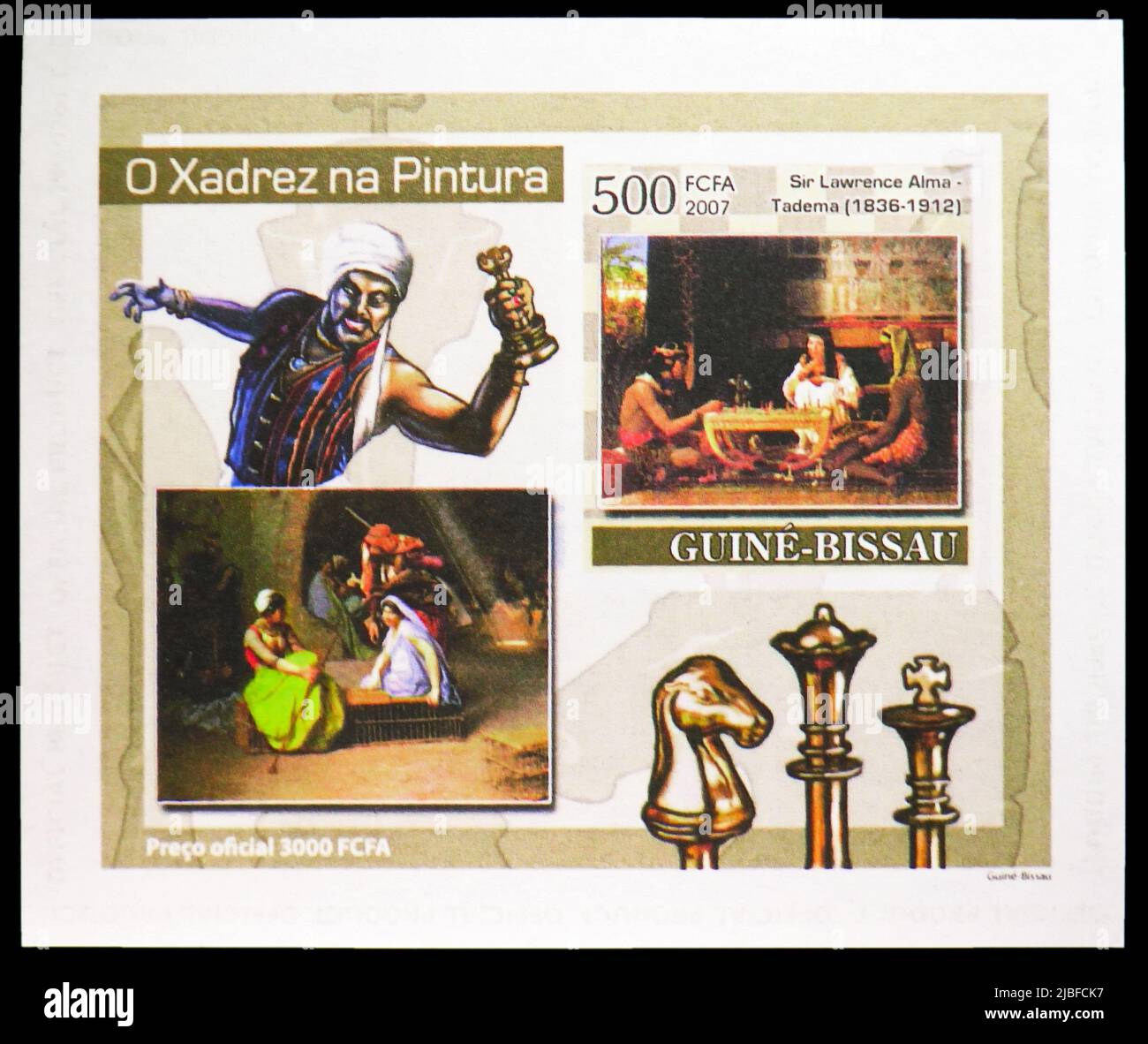 MOSCOW, RUSSIA - MAY 20, 2022: Postage stamp printed in Guinea-Bissau ...