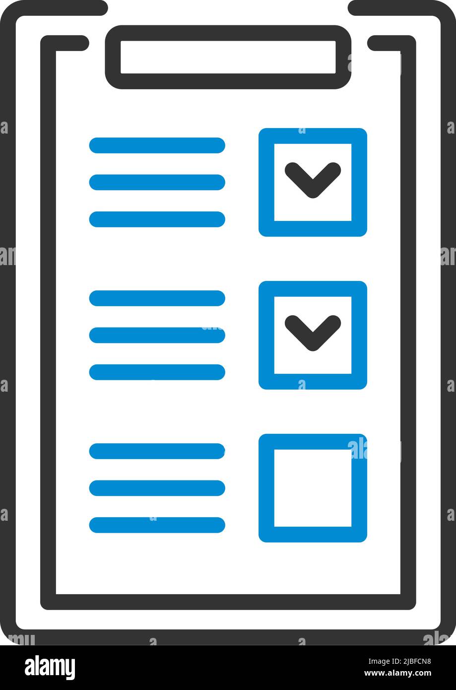 Icon Of Training Plan Tablet. Editable Bold Outline With Color Fill ...