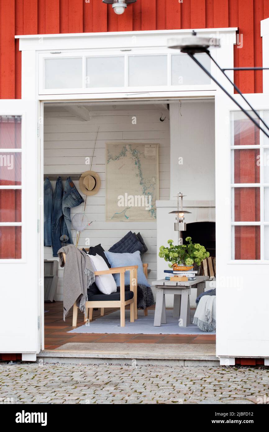 Interior of fishing shack hi-res stock photography and images - Alamy