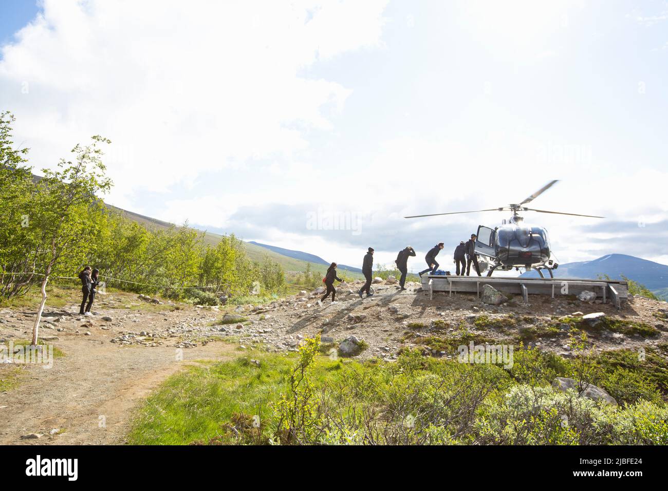 Helicopter exploration hi-res stock photography and images - Alamy