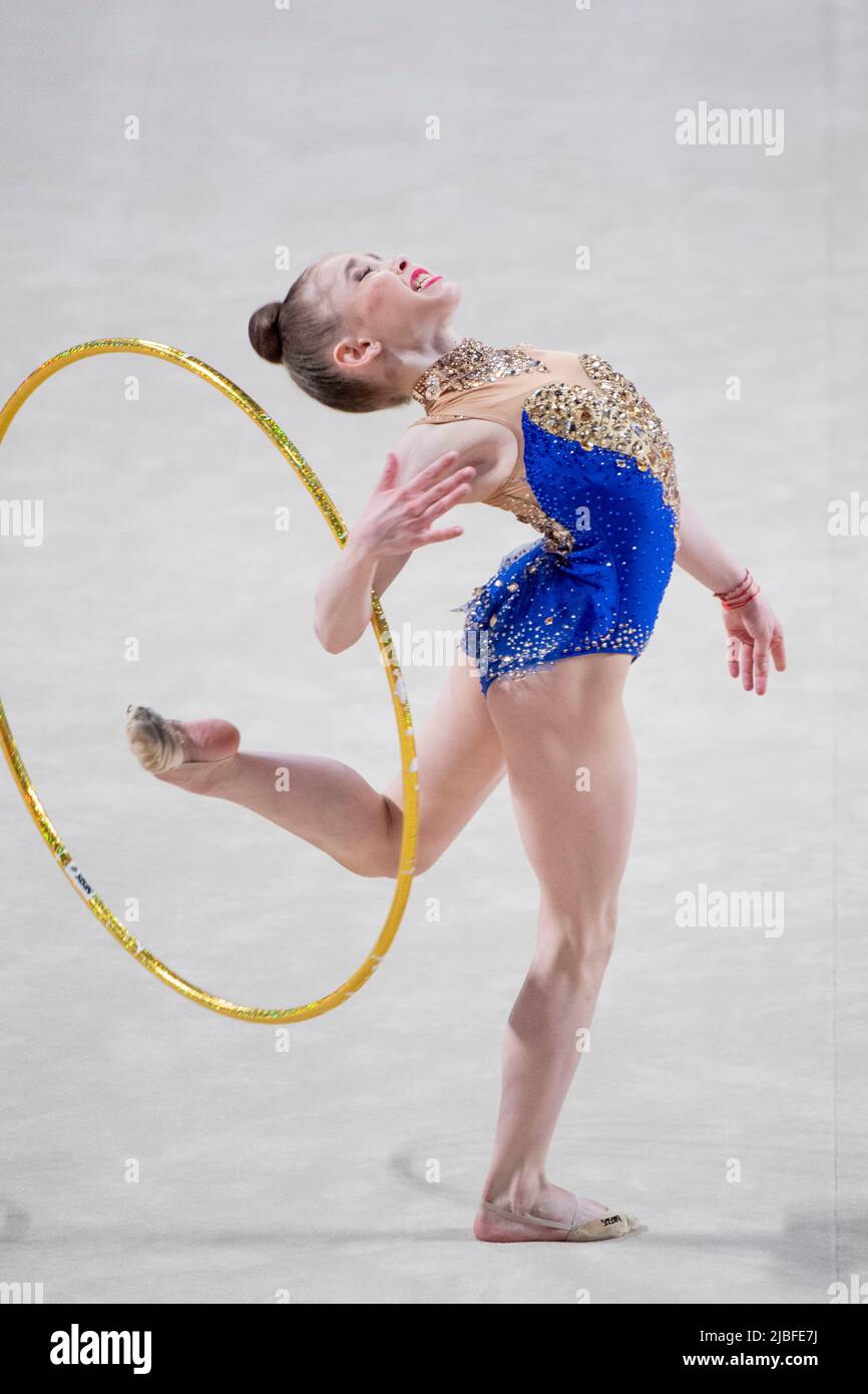 Pesaro, Italy, 05/06/2022, Stiliana Nikolova (BUL) Hoop Finals June 05 ...