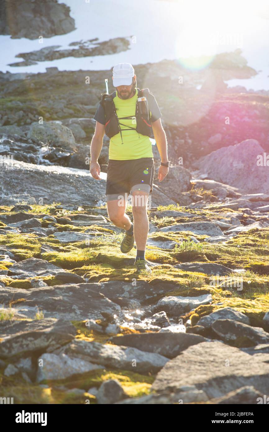 Walking over rocks hi-res stock photography and images - Alamy
