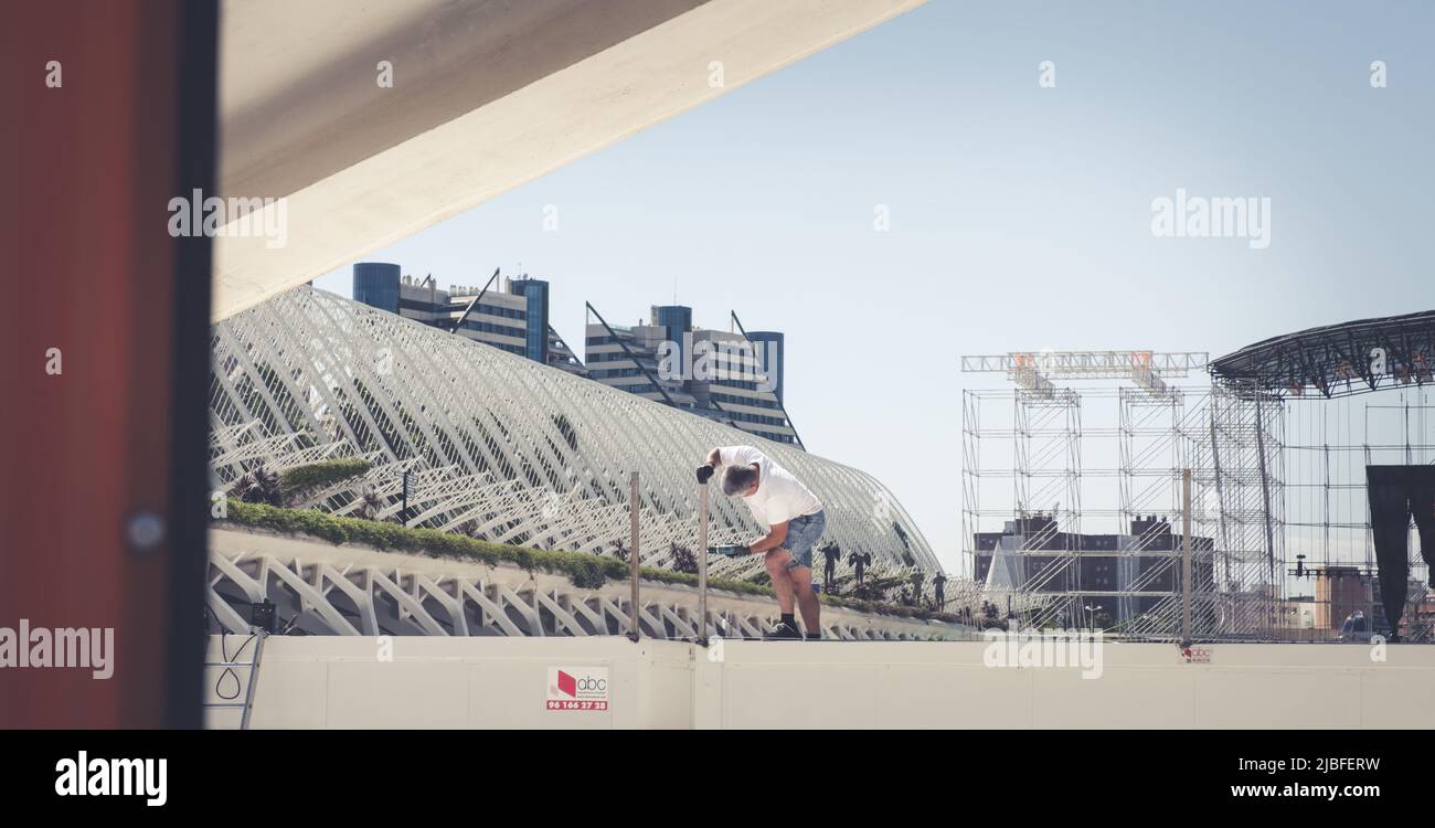 Street photography in Valencia City Stock Photo - Alamy