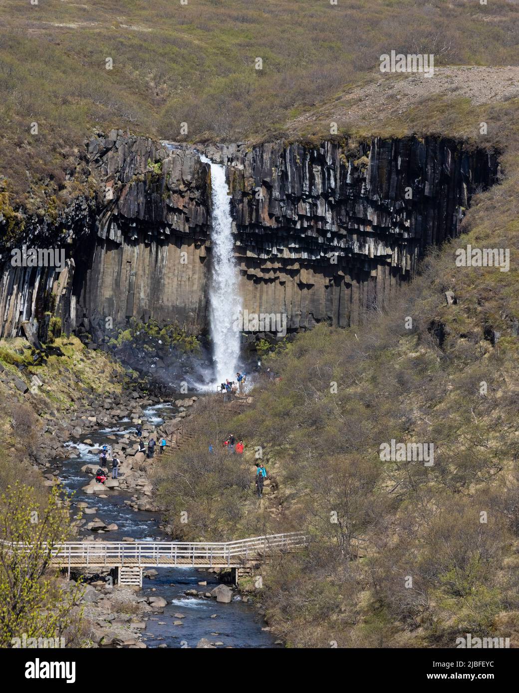 Basalt waterfall hi-res stock photography and images - Alamy