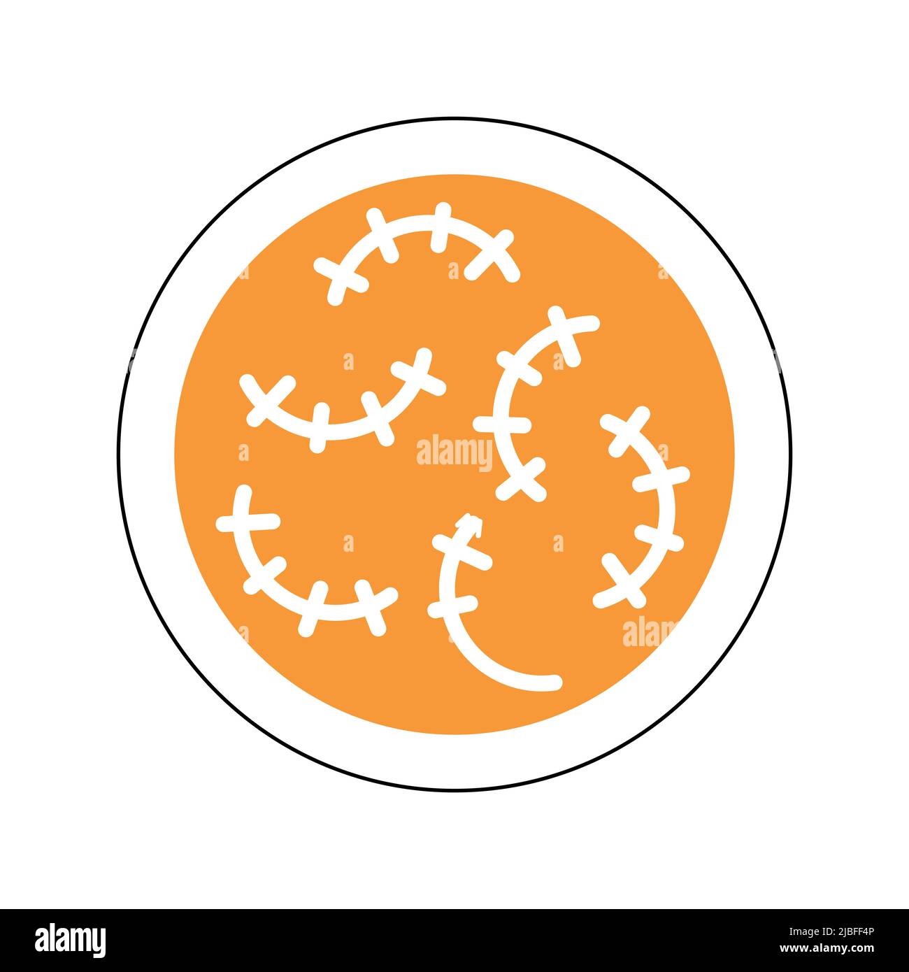 Petri dish growing bacteria Stock Vector Images - Alamy