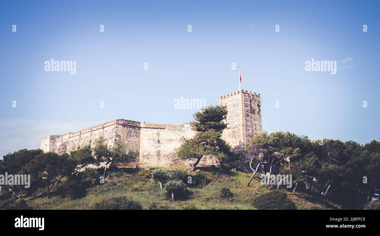 Sohail Castle in Fuengirola, Spain Stock Photo - Alamy