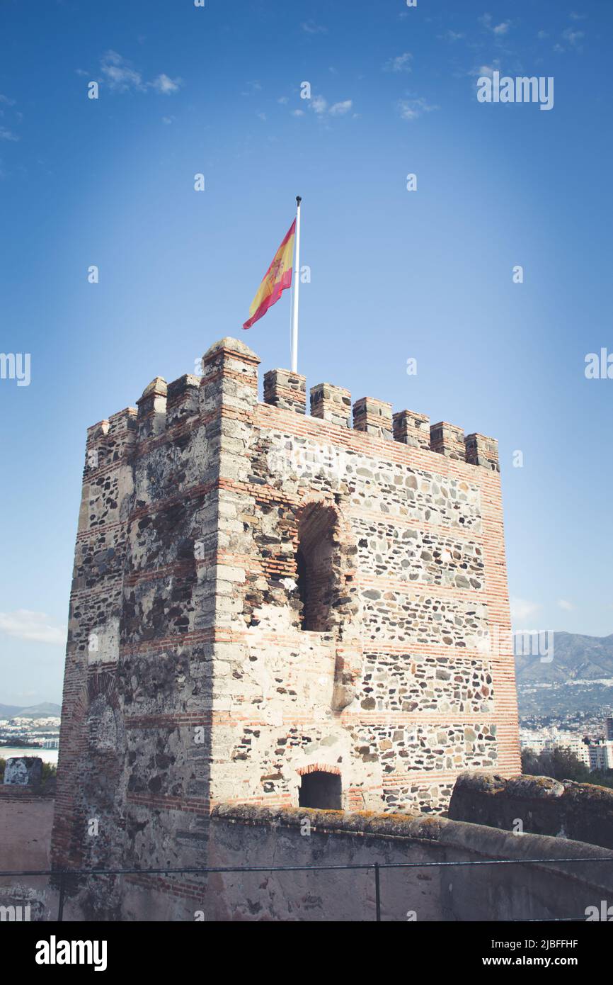 Sohail Castle in Fuengirola, Spain Stock Photo - Alamy