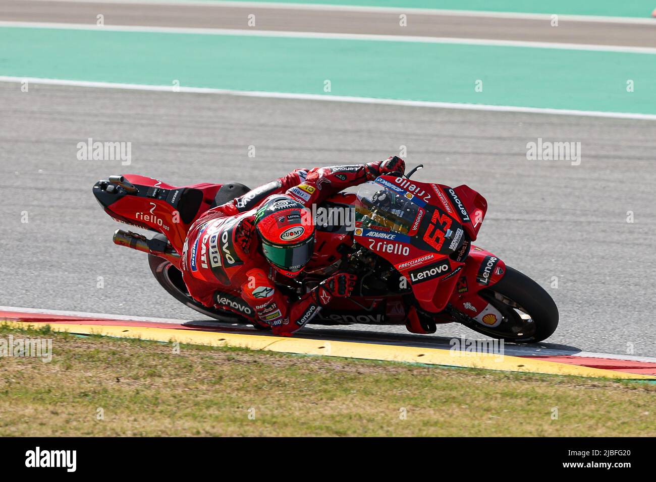 Francesco Bagnaia from Italy of Ducati Lenovo Team with Ducati during ...