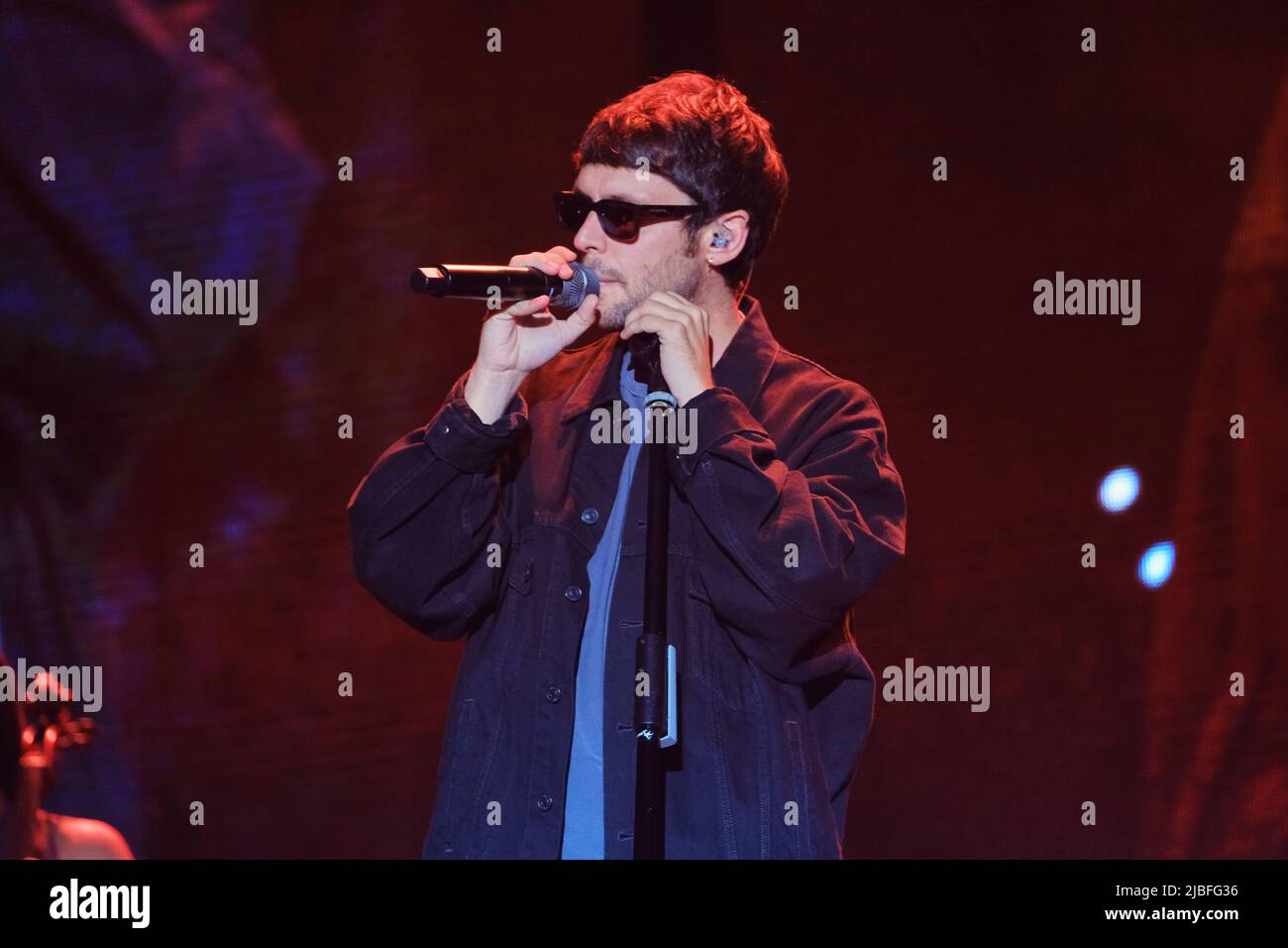 Turin, Italy. 05th June, 2022. The Roman singer-songwriter Flavio Bruno ...