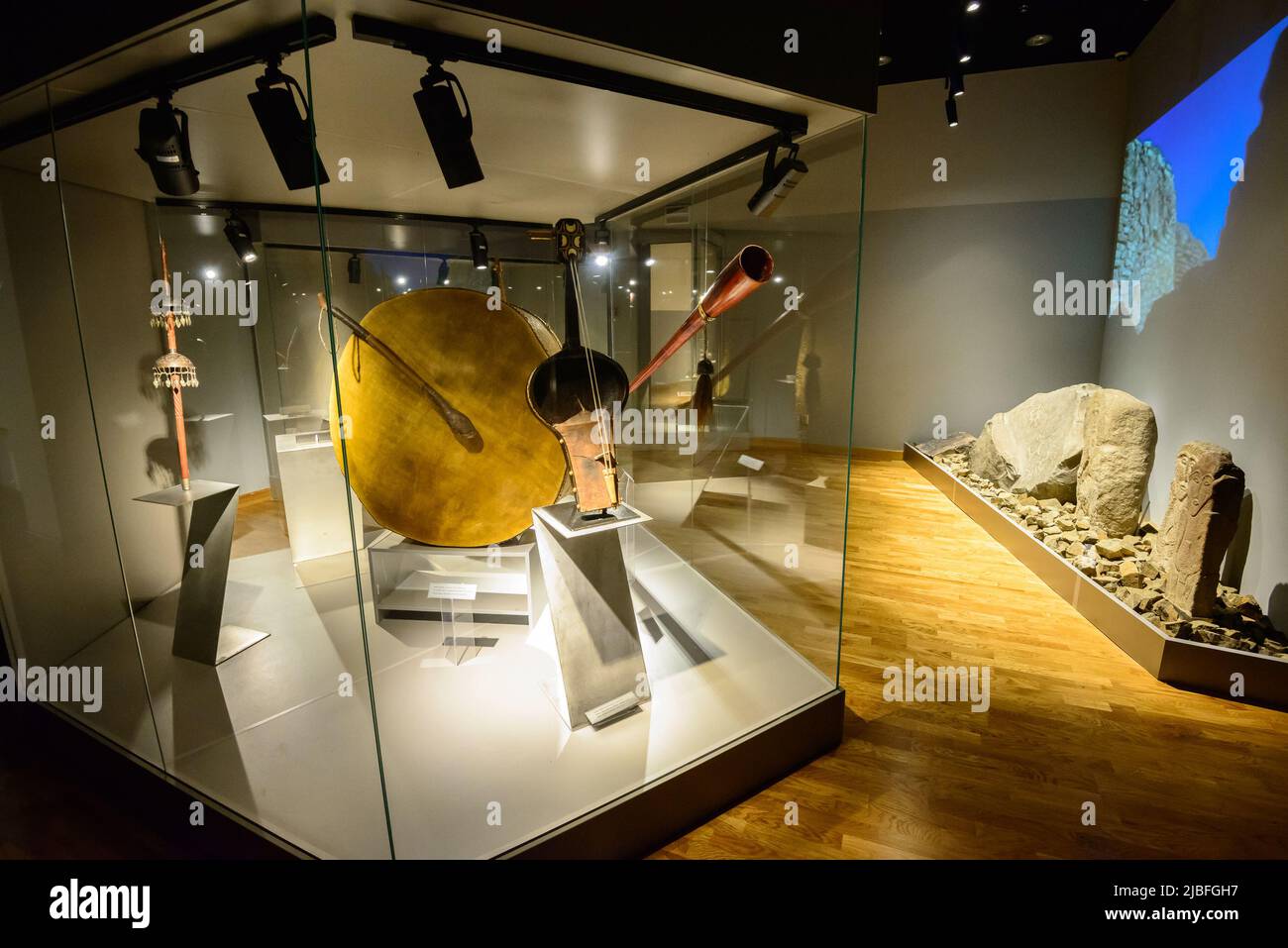 Museum of Kazakh national instruments/Almaty, Kazakhstan - April 10 ...