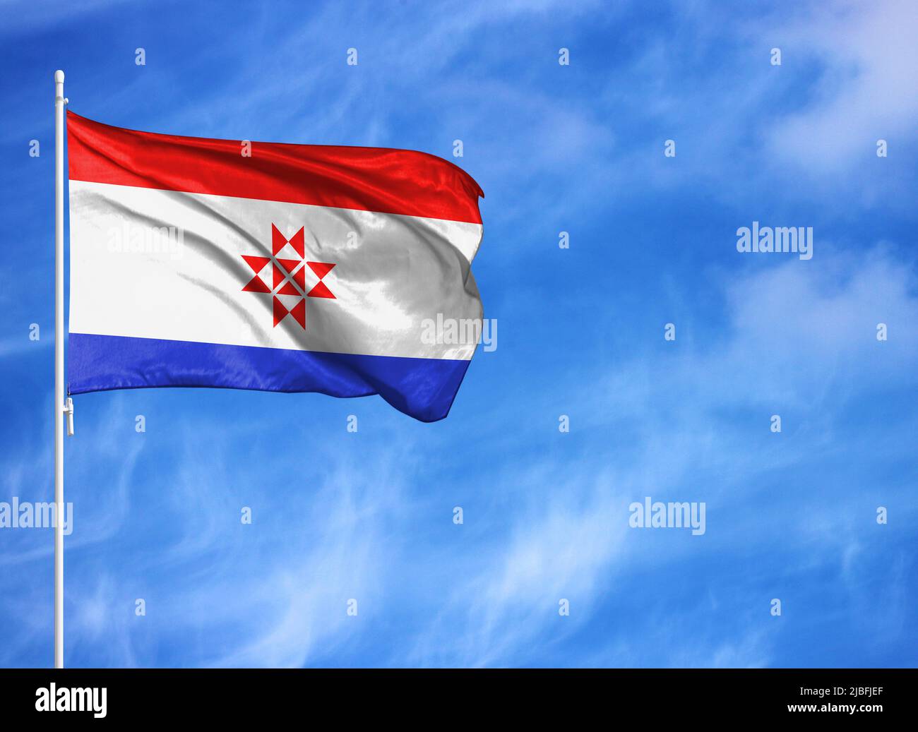 Flag of mordovia hi-res stock photography and images - Alamy