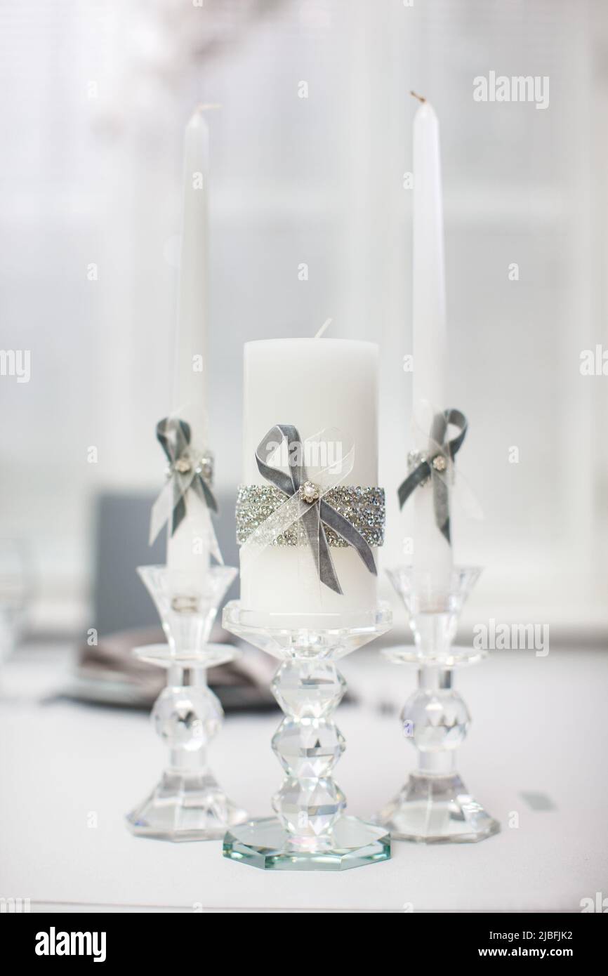 European style candlestick hi-res stock photography and images - Alamy