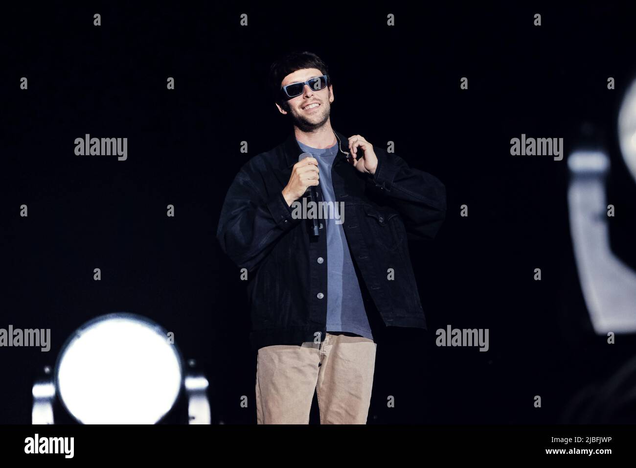 June 5, 2022, Turin, Turin, Italy: The Roman singer-songwriter Flavio ...