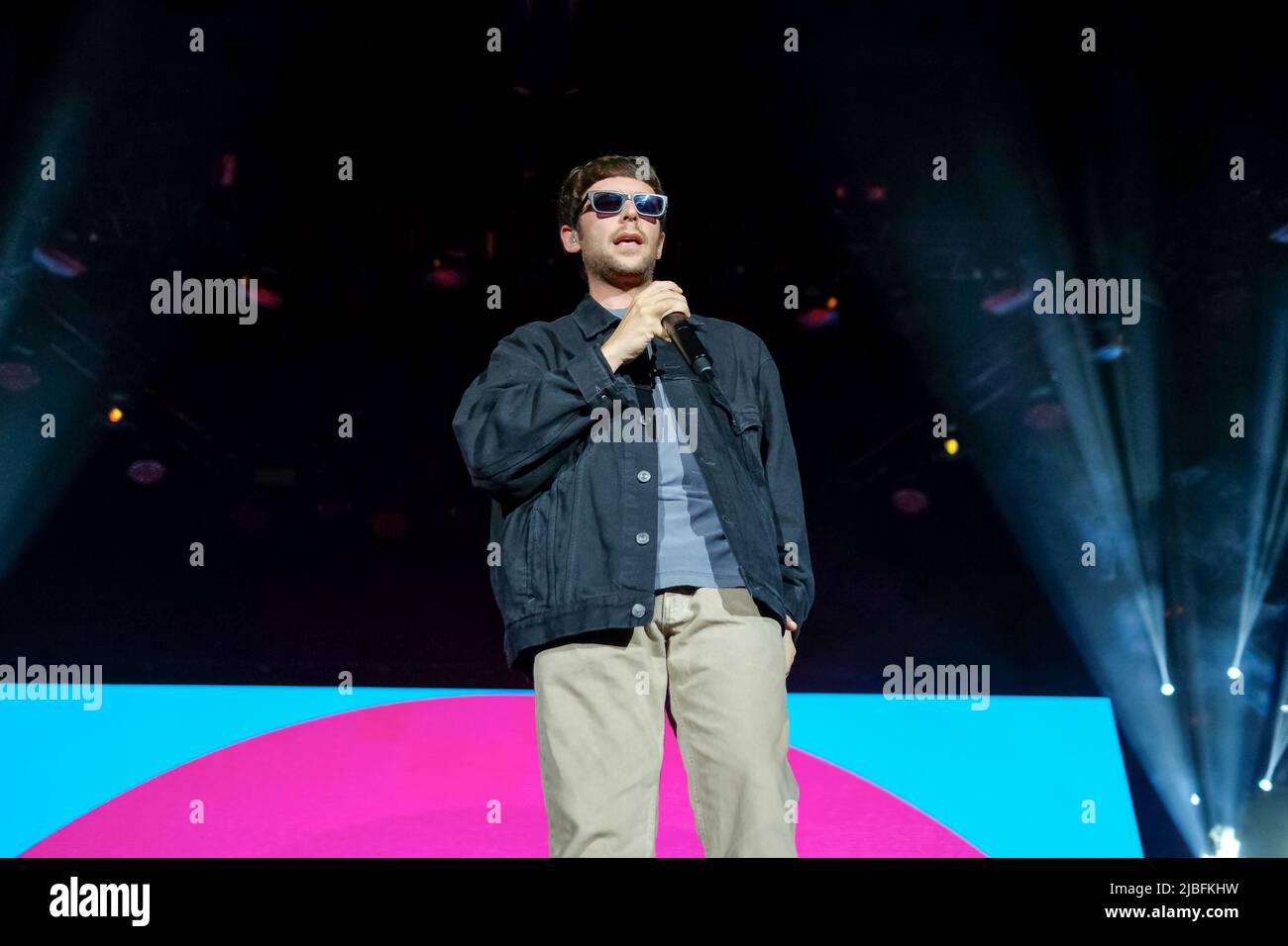 June 5, 2022, Turin, Turin, Italy: The Roman singer-songwriter Flavio ...