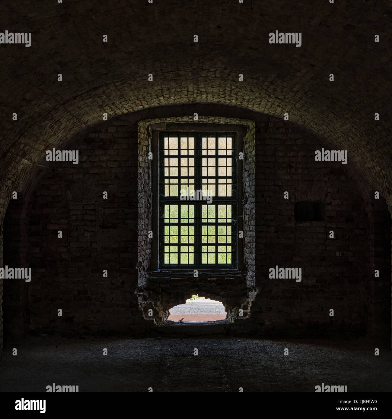 Through the barred window hi-res stock photography and images - Alamy