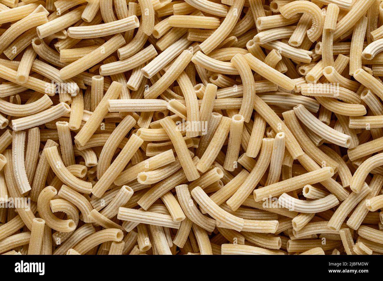 Top view of raw sedanini rice pasta Stock Photo - Alamy