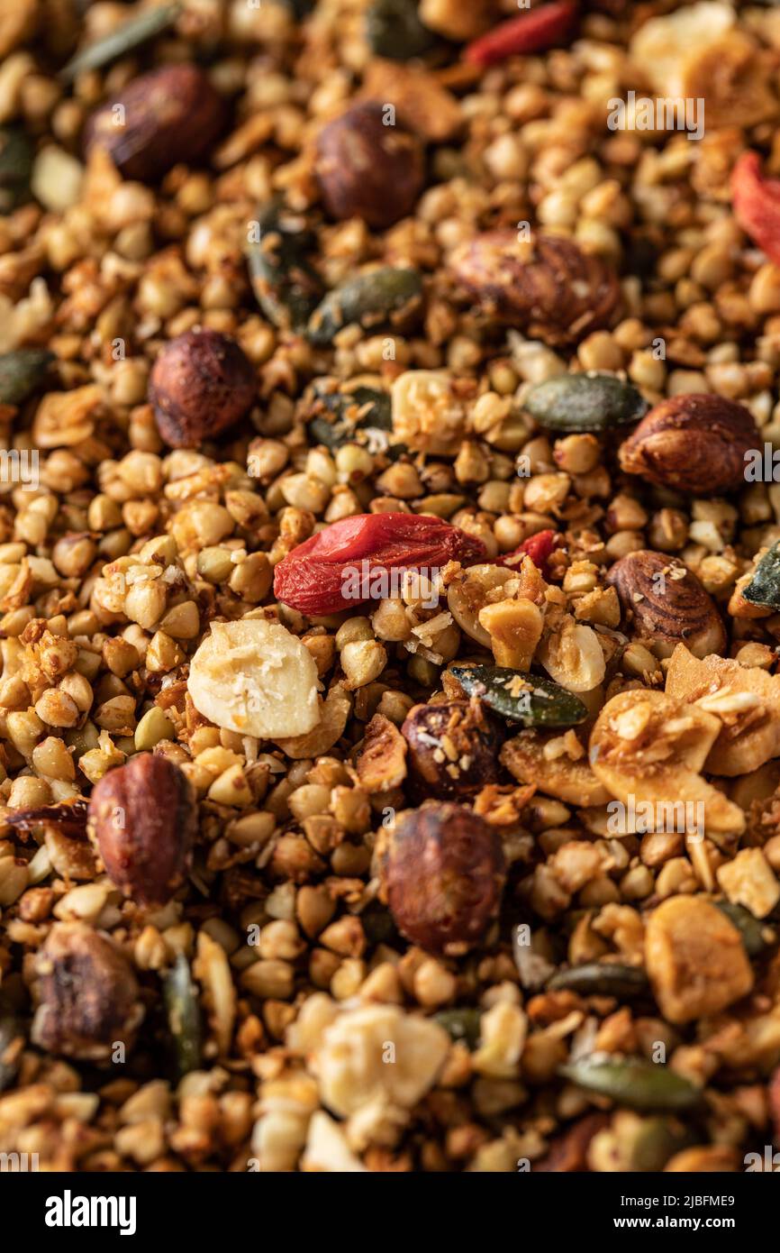Healthy breakfast baked granola hi-res stock photography and images - Alamy