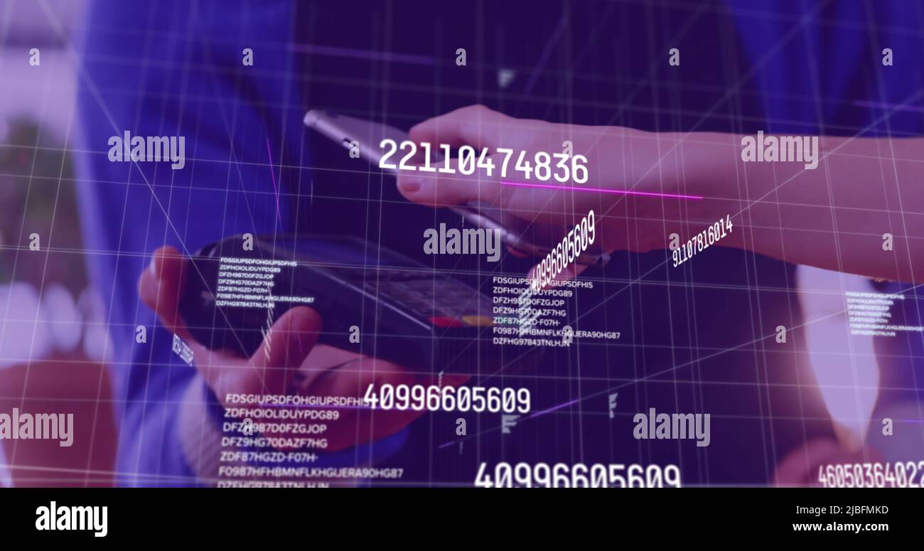 Digital composition changing numbers hi-res stock photography and ...