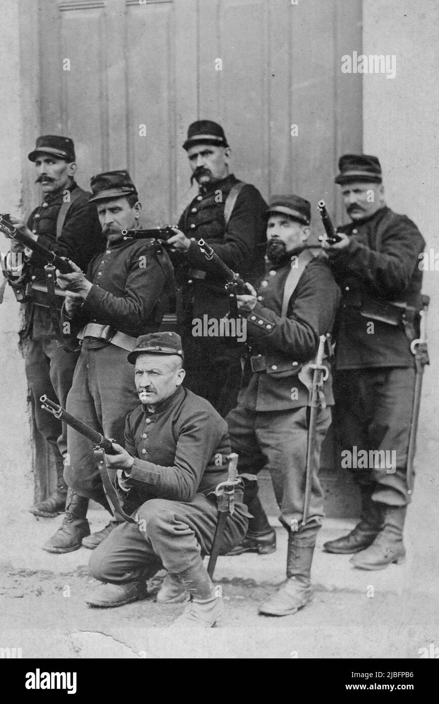 French soldier WW1 poilu grand geurre Stock Photo - Alamy