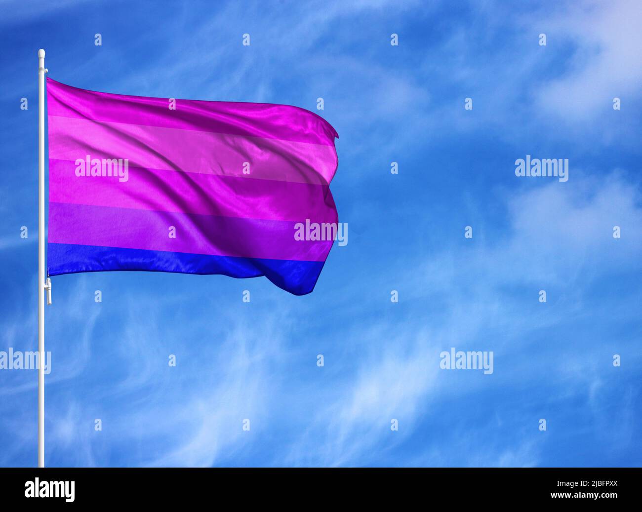 National flag of Alternative Transgender pride on a flagpole Stock ...