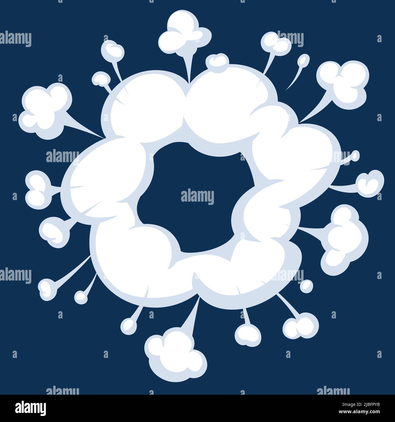 Comic cartoon smoke or cloud, vector speed motion effects Stock Vector ...