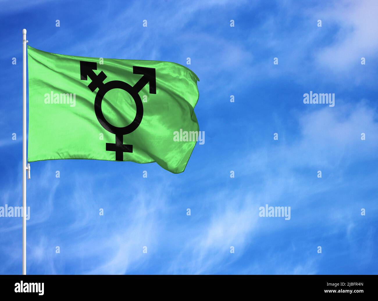 National flag of Israeli Transgender on a flagpole Stock Photo - Alamy