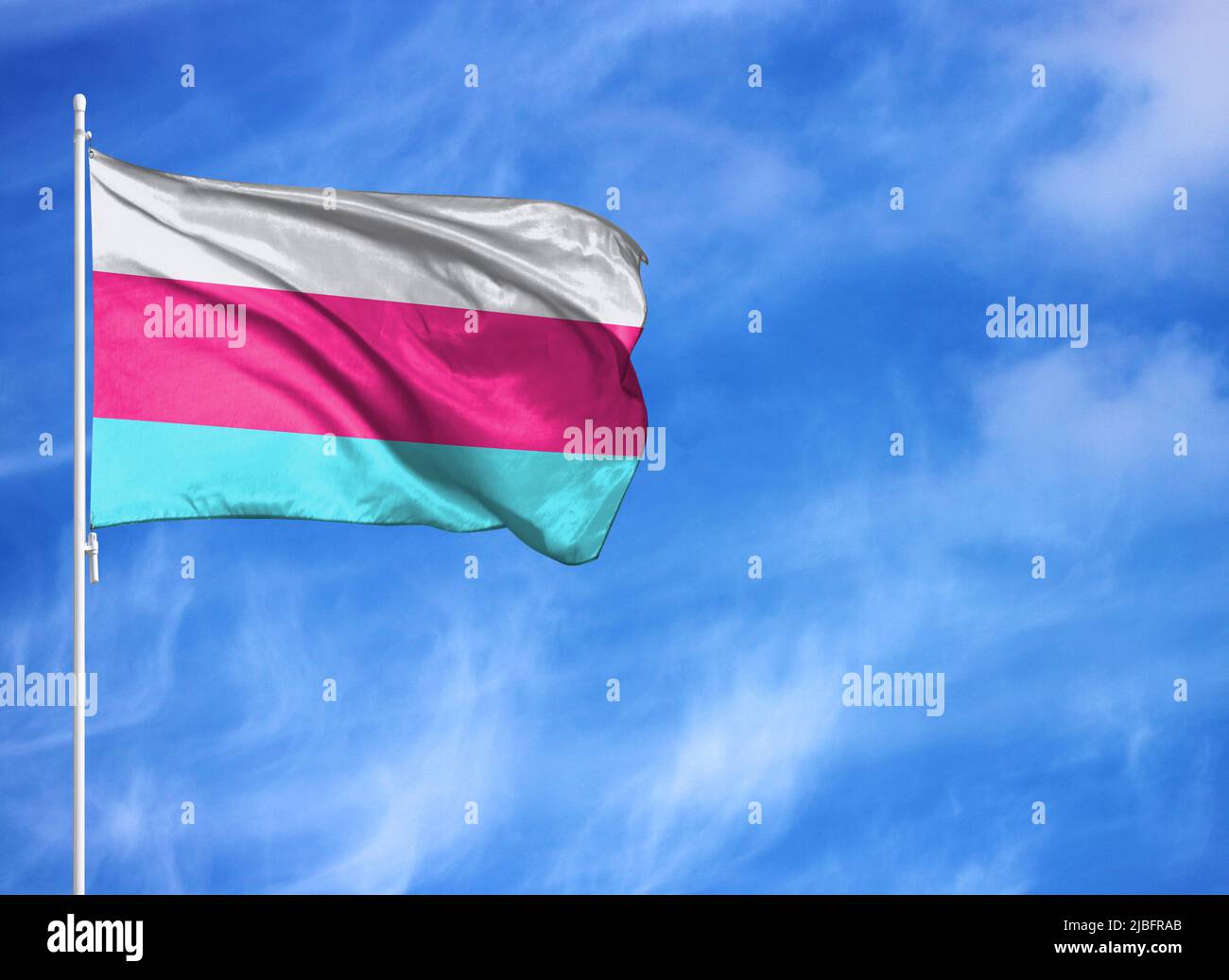 National flag of Sapiosexual pride on a flagpole Stock Photo - Alamy