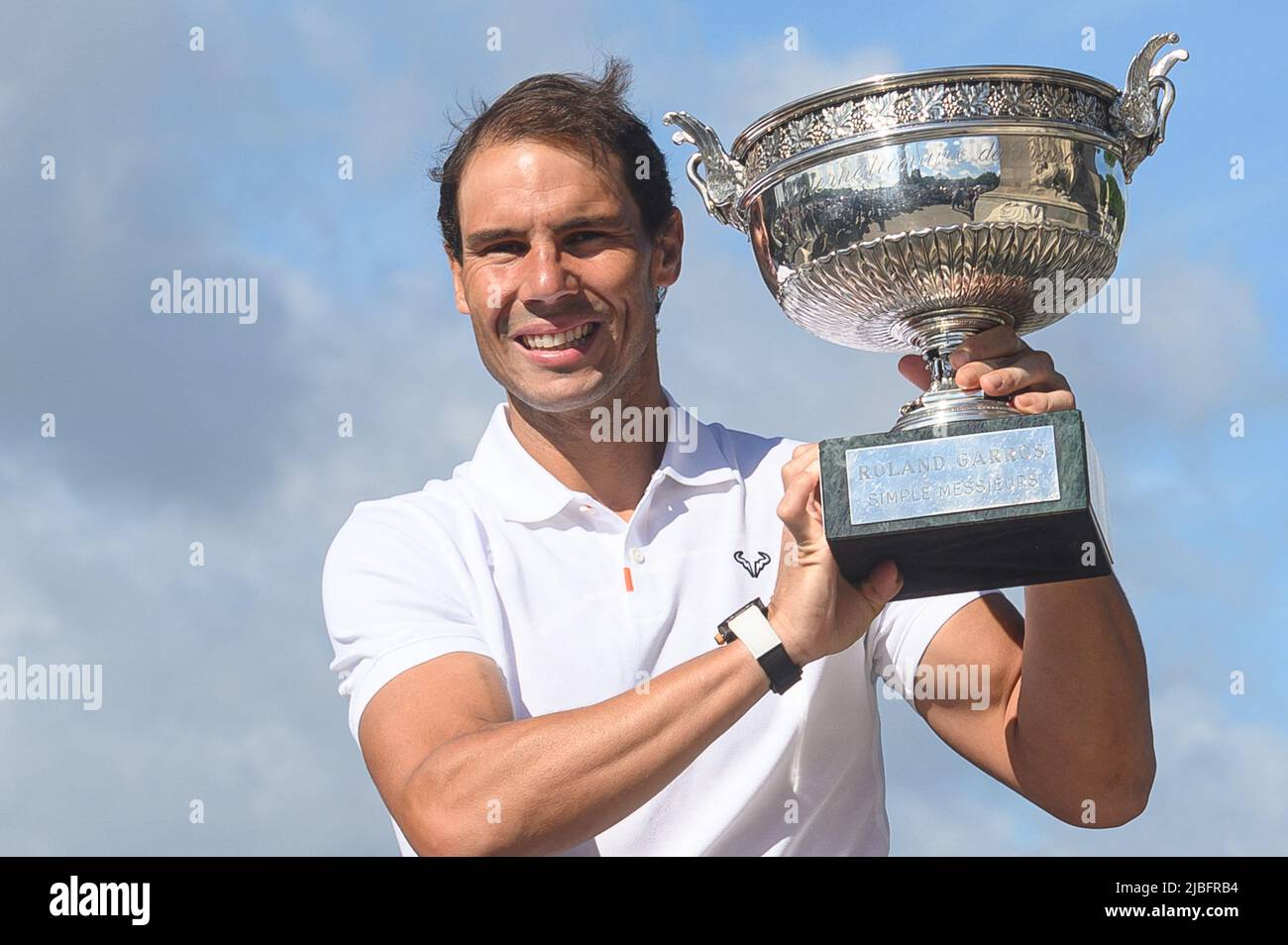 Paris, France, 06/06/2022, Rafael Nadal of Spain poses for a picture ...