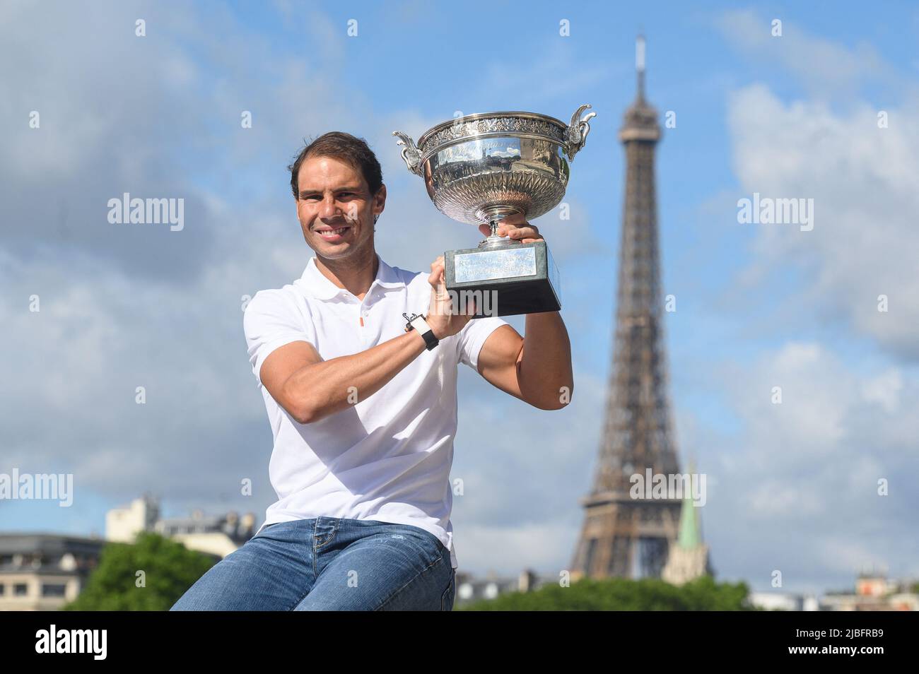 Paris, France, 06/06/2022, Rafael Nadal of Spain poses for a picture ...