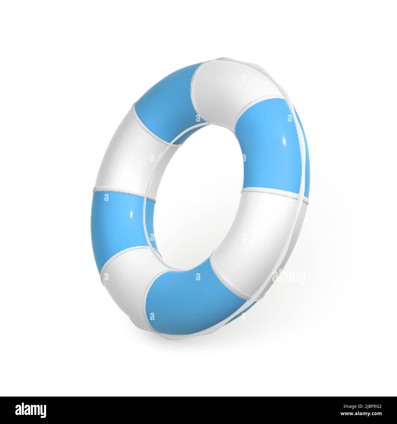 3D Swim ring. Realistic swiming circle. Summer time symbol isolated on ...
