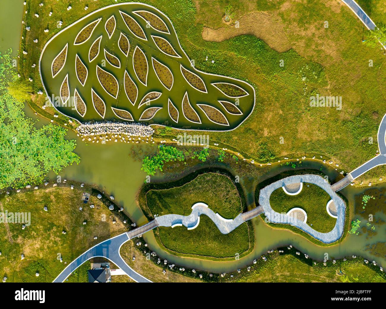 HUAIAN, CHINA - JUNE 5, 2022 - Aerial photo taken on June 5, 2022 shows ...