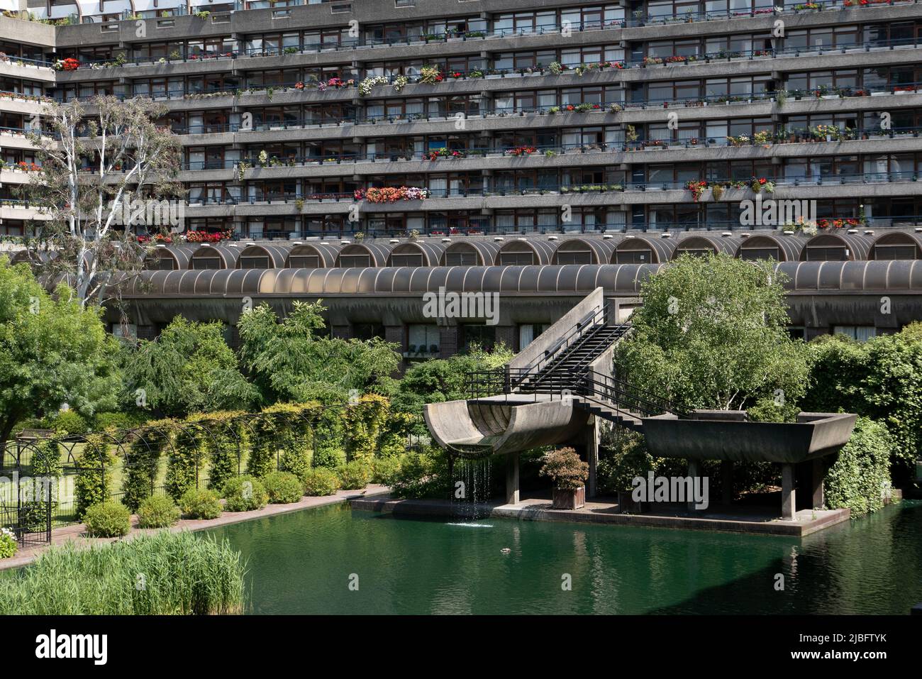 The Barbican Centre in London, England. Credit: SMP News Stock Photo ...
