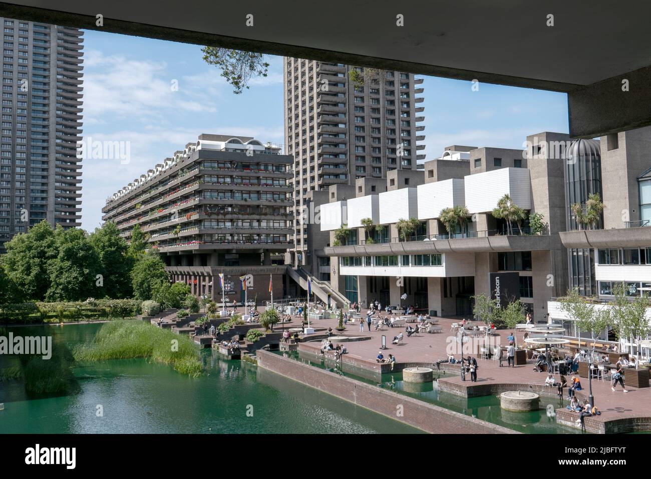 The Barbican Centre in London, England. Credit: SMP News Stock Photo ...