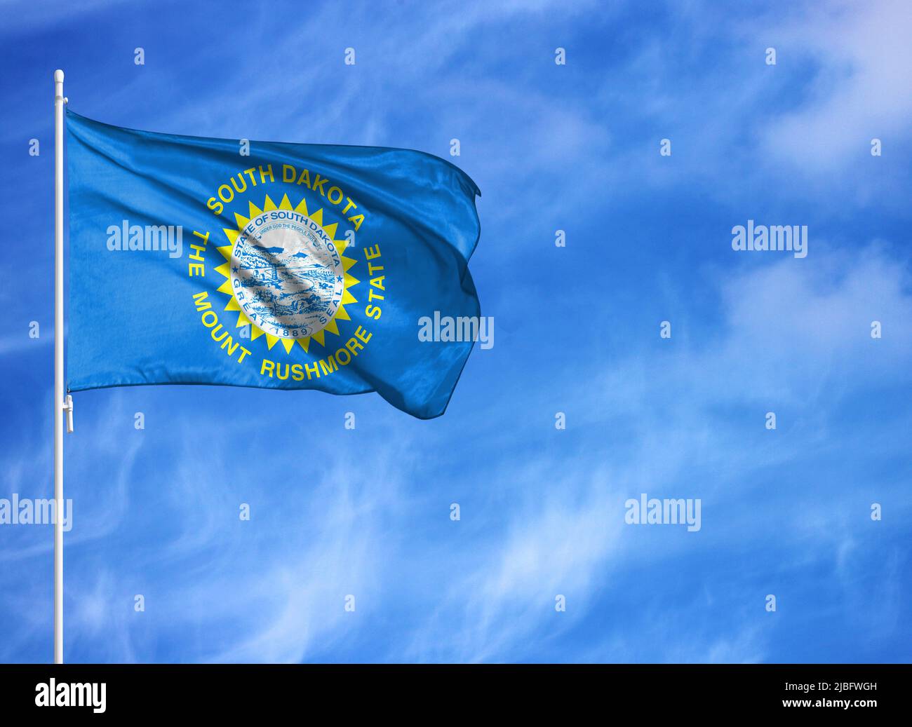 South dakota emblem flag hi-res stock photography and images - Alamy