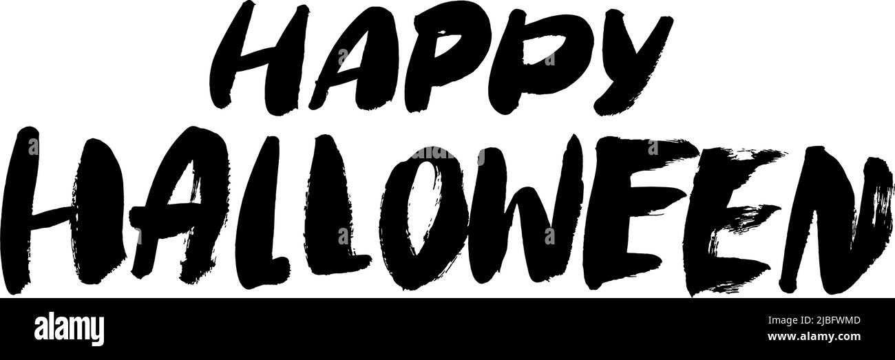 Halloween lettering on bat Stock Vector Images - Alamy