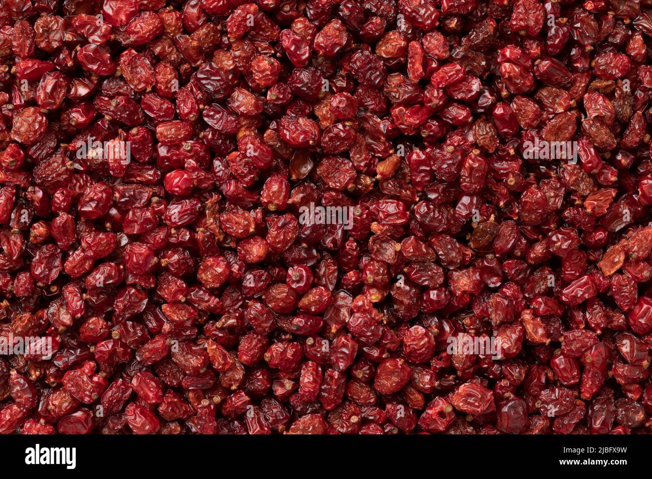 Dried Iranian barberries close up full frame as background Stock Photo ...