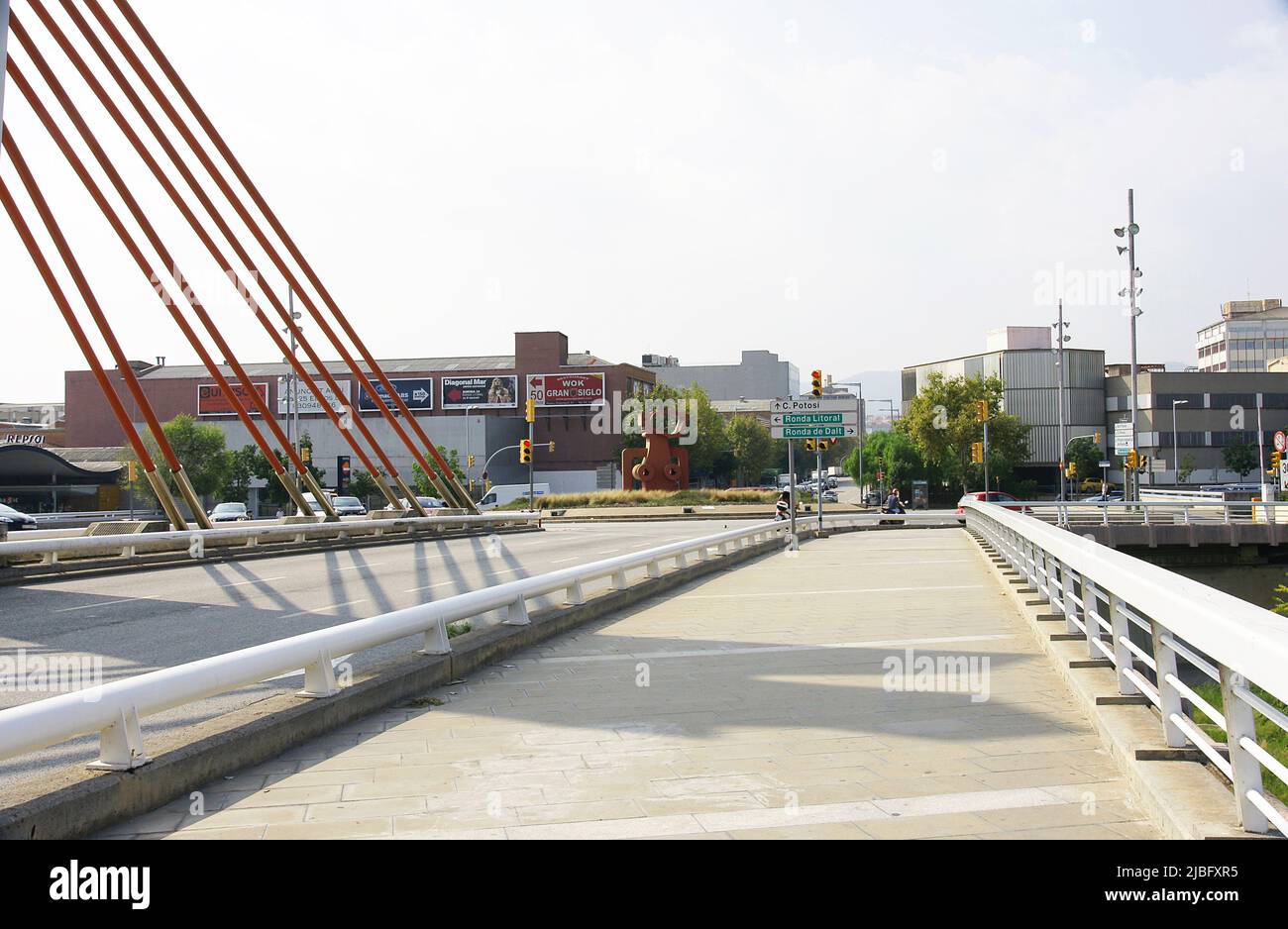Bridge over the river besos hi-res stock photography and images - Alamy
