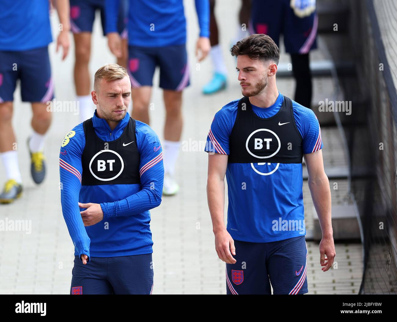Declan rice england training hi-res stock photography and images - Alamy