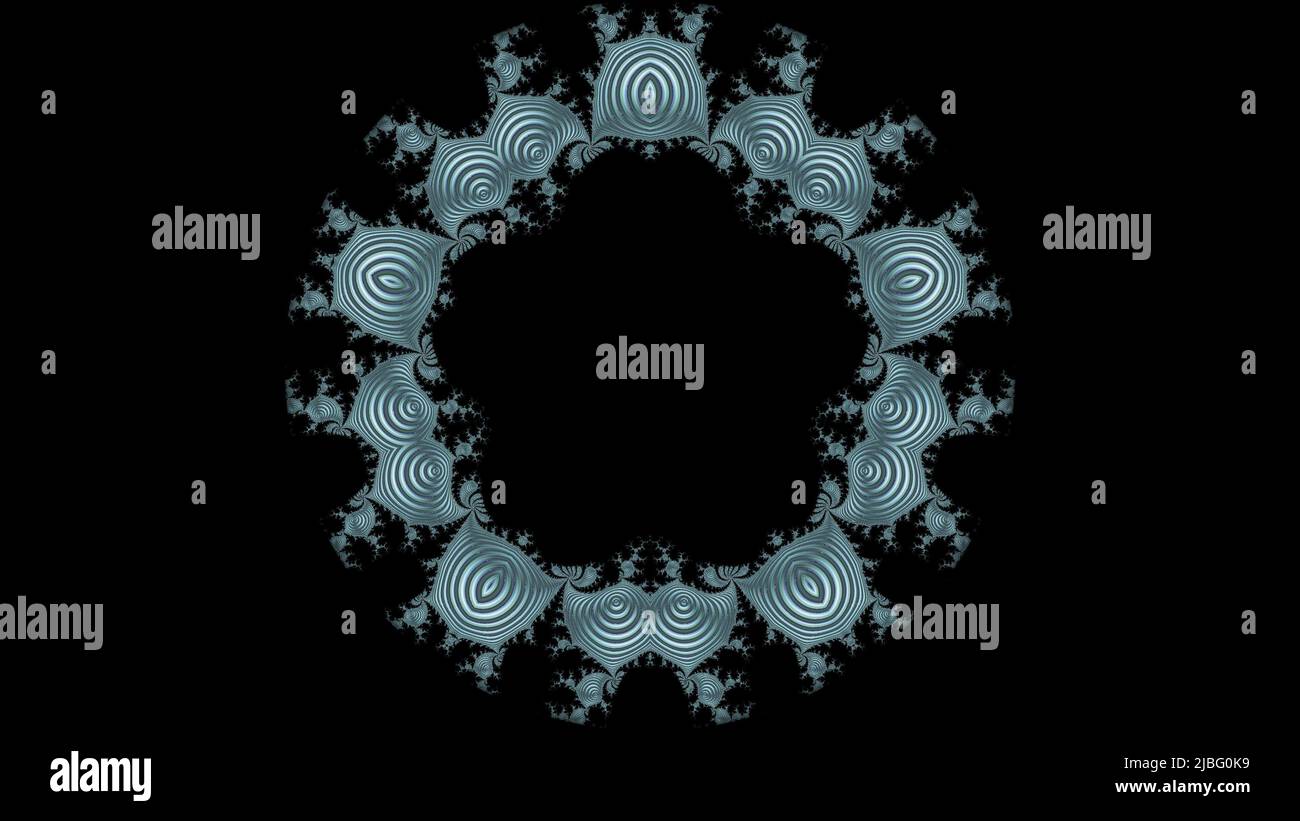 Abstract Computer generated Fractal design. A fractal is a never-ending ...