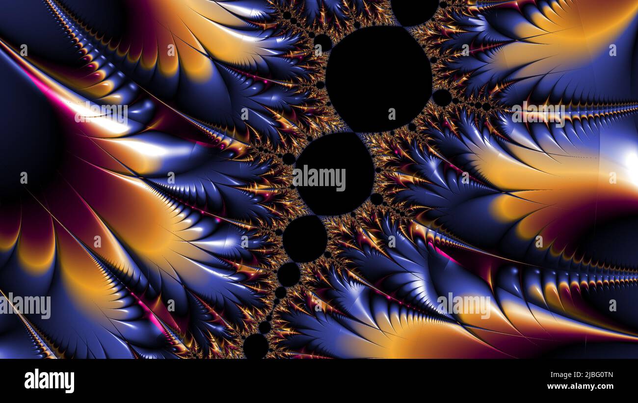 Abstract Computer generated Fractal design. A fractal is a never-ending ...